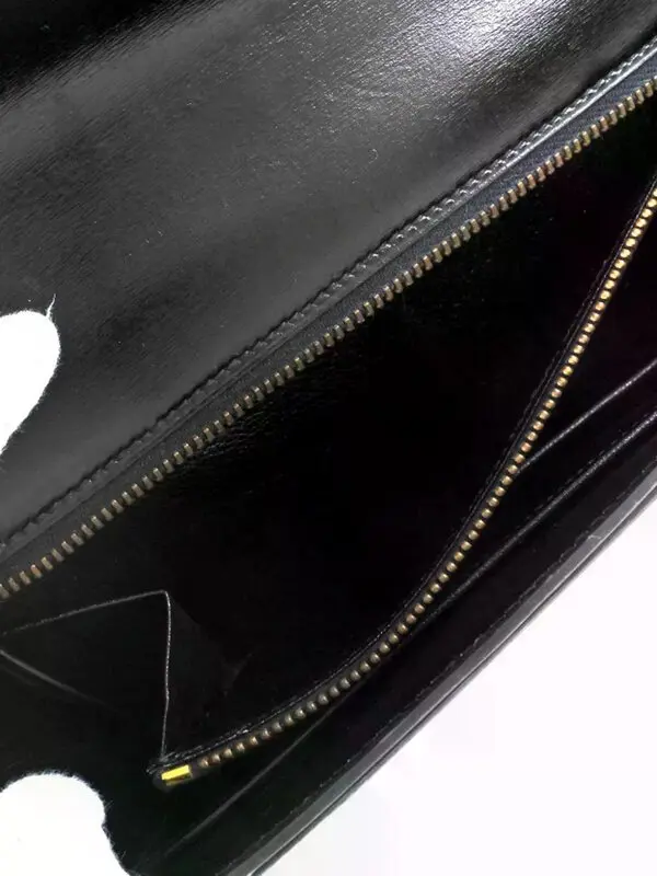 Hermès 1985 Calfskin Tassel Shoulder Bag - Black