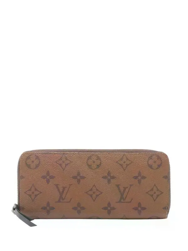LOUIS VUITTON 2021-2025 Monogram Reverse Clemence Wallet Long Wallets
