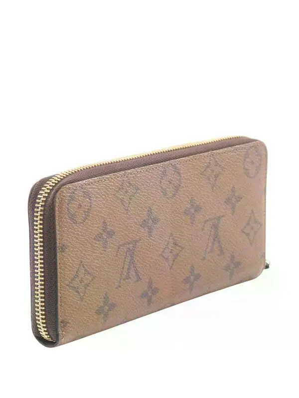 LOUIS VUITTON 2021-2025 Monogram Reverse Clemence Wallet Long Wallets