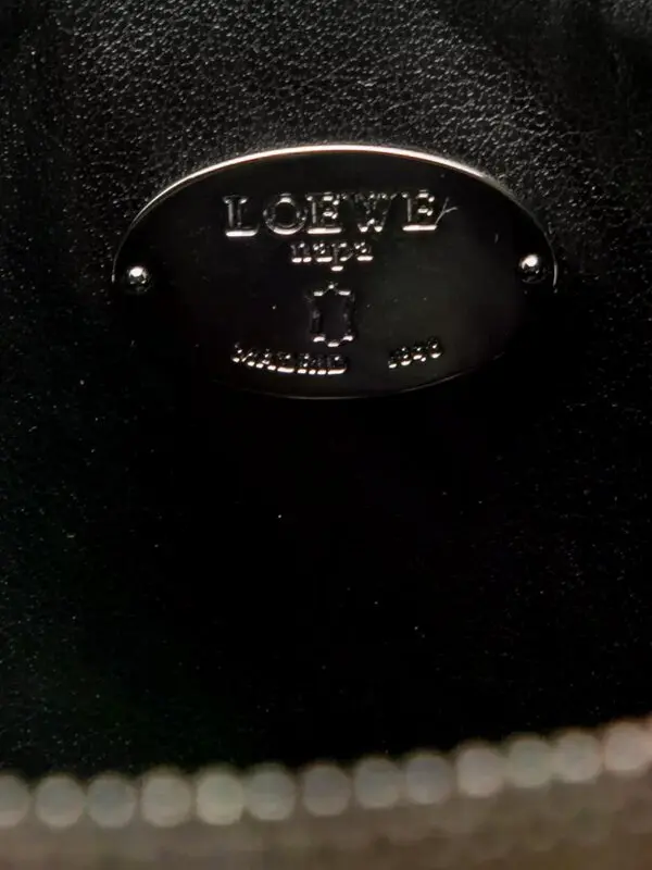 Loewe 2011 Leather Anagram Pouch