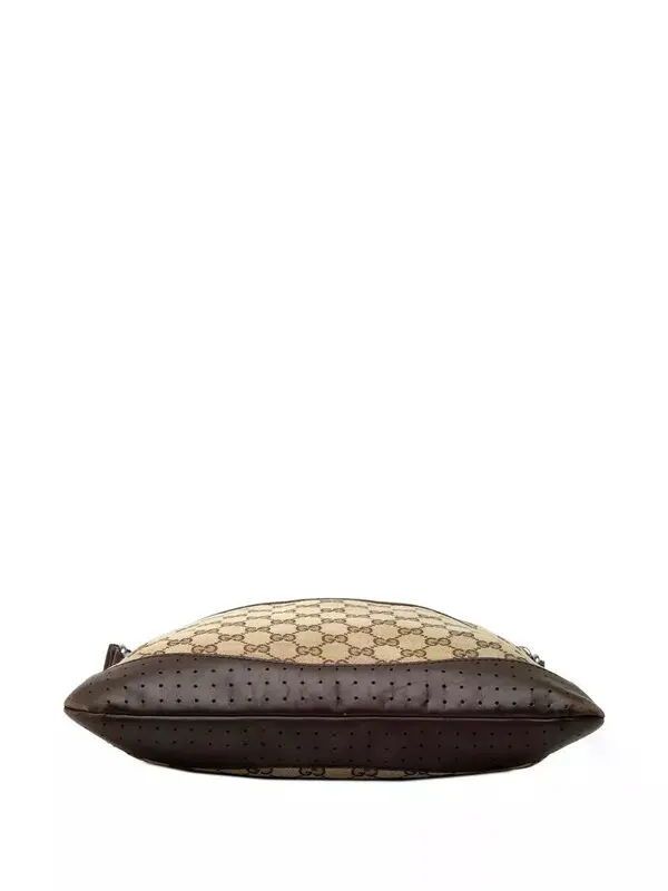 Gucci Gg Canvas Crossbody Bag - Brown