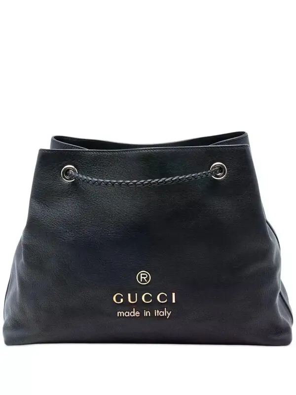 Gucci 2016-2026 Medium Leather Gifford Tote Bag - Black