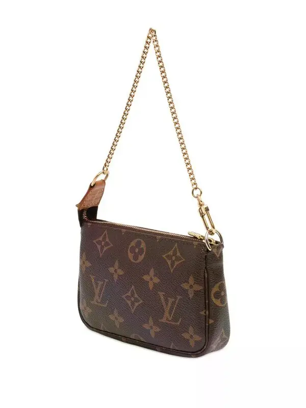 LOUIS VUITTON 2007 Monogram Trunks And Bags Mini Pochette Accessoires - Brown