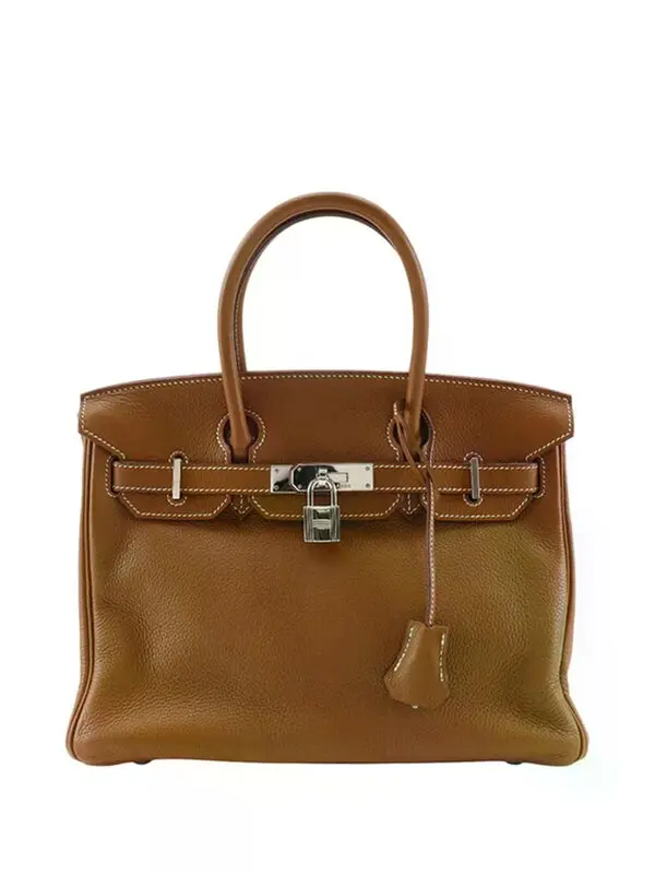 Hermès 2008 Togo Birkin Retourne 30 Handbag - Brown