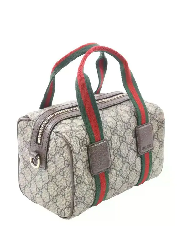 Gucci Gg Supreme Mini Ophidia Handbag 2016-2025 - Brown