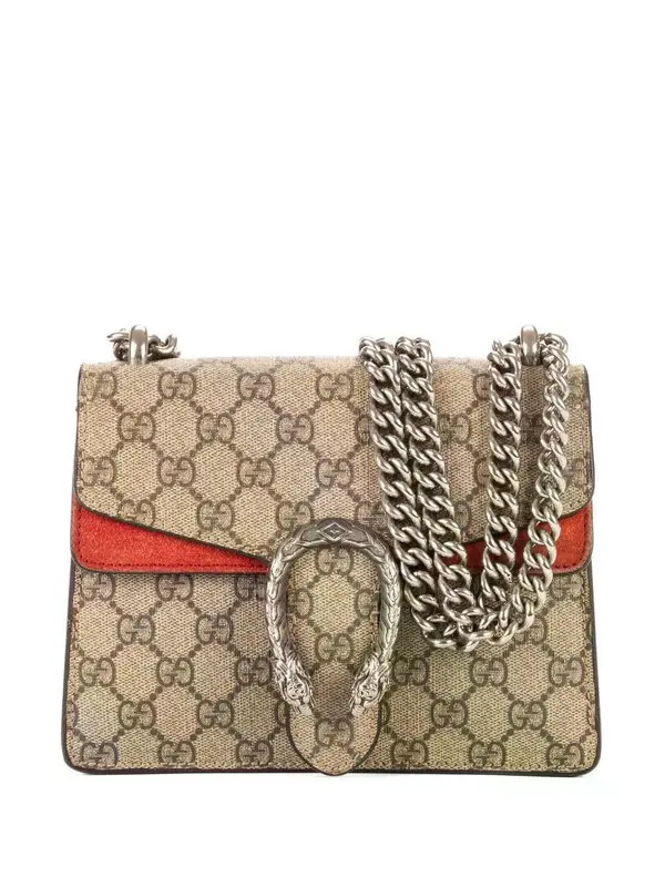 Gucci Mini Dionysus Gg Supreme Shoulder Bag - Neutrals