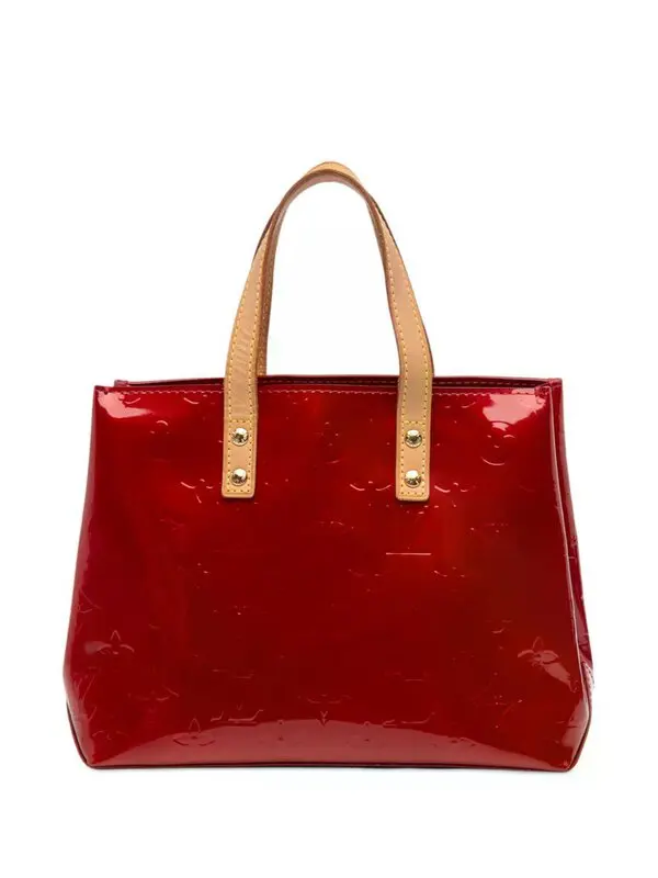 LOUIS VUITTON 2007 Monogram Vernis Reade Pm Handbag - Red
