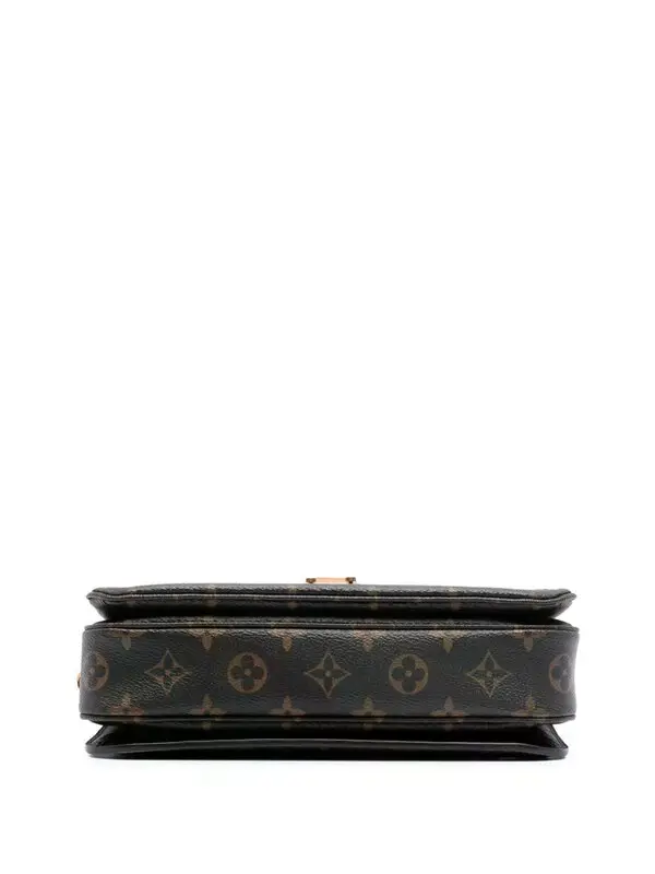 LOUIS VUITTON 2016 Monogram Pochette Metis Satchel - Brown