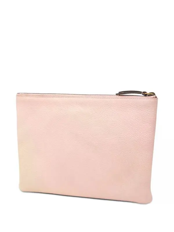 Gucci Leather Clutch Bag - Pink