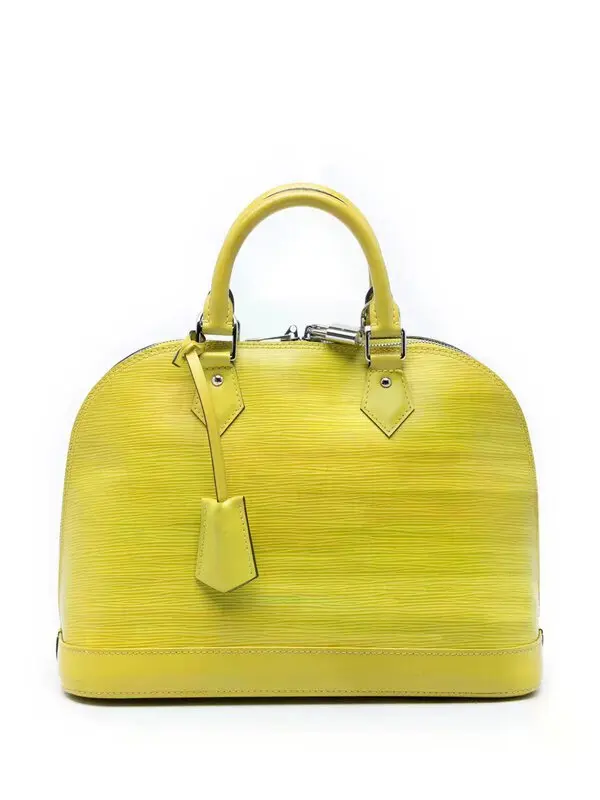 LOUIS VUITTON 2014 Epi Alma Pm Handbag - Yellow
