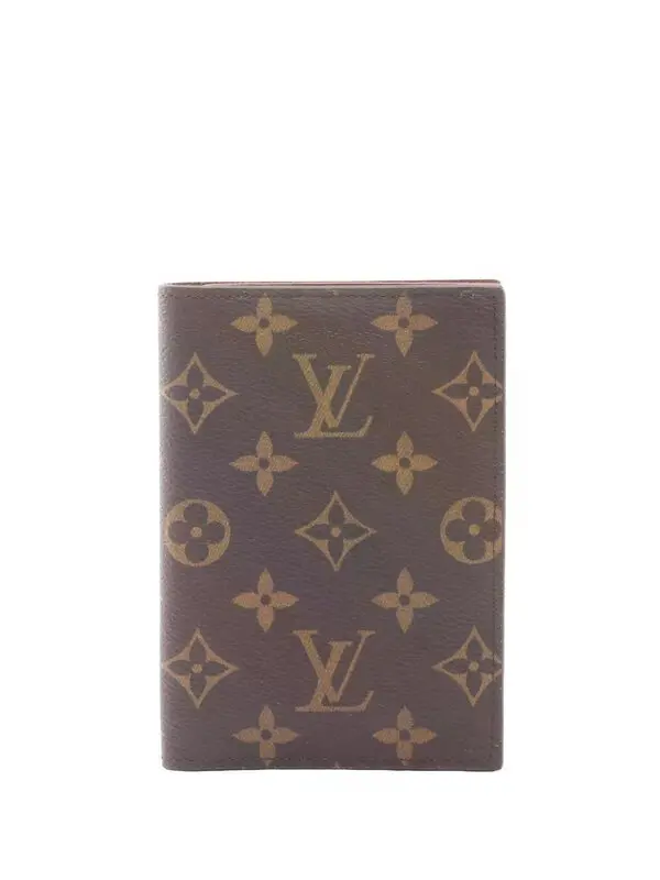 LOUIS VUITTON 2010-2025 Couverture Passport Nm Card Holder - Brown