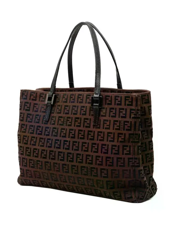 Fendi 2000-2010 Zucchino Canvas Tote Bag