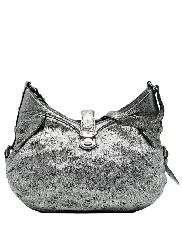 LOUIS VUITTON 2008 Monogram Mahina Xs Crossbody Bag - Silver