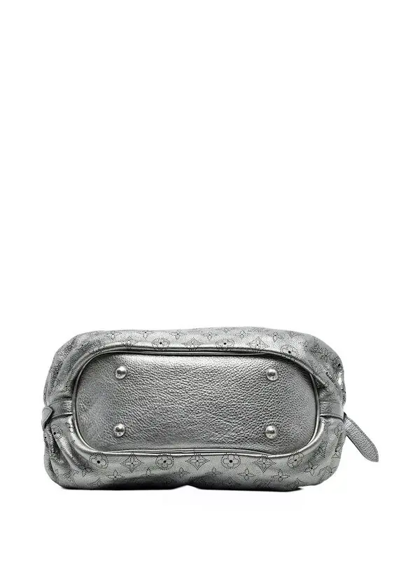 LOUIS VUITTON 2008 Monogram Mahina Xs Crossbody Bag - Silver