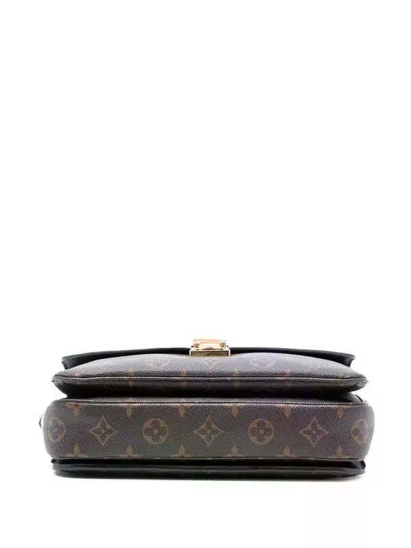 LOUIS VUITTON Monogram Pochette Metis Satchel - Brown