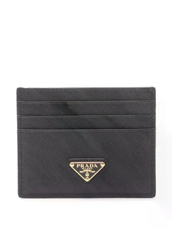 Prada 2013-2025 Saffiano Card Holder - Black