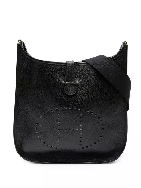 Hermès 1997 Clemence Evelyne Iii 33 Crossbody Bag - Black