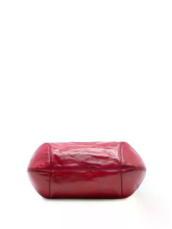 Gucci 2016-2025 Patent Soho Shoulder Bag - Red