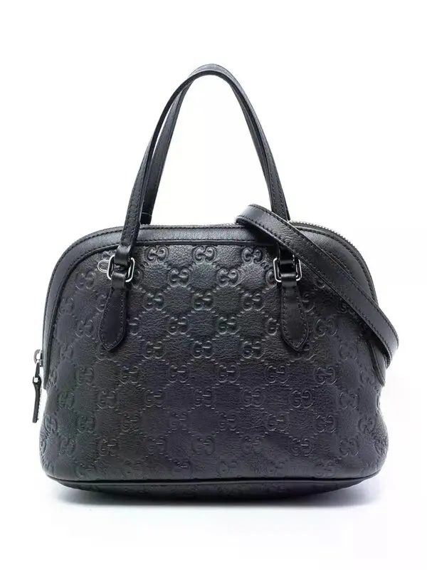 Gucci 2016-2026 Mini Guccissima Dome Satchel - Black