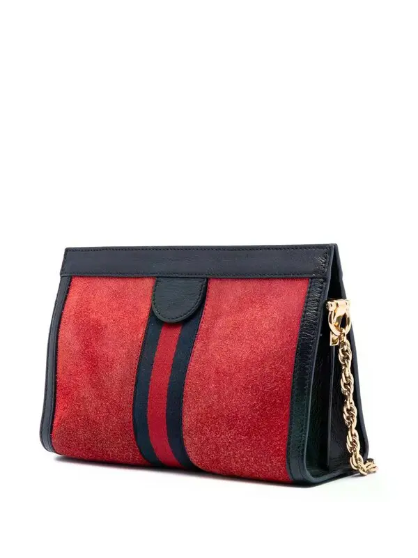 Gucci Small Ophidia Chain Crossbody Bag - Red