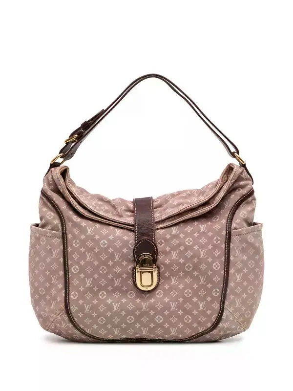 LOUIS VUITTON 2010 Monogram Mini Lin Idylle Romance Hobo Bag - Red