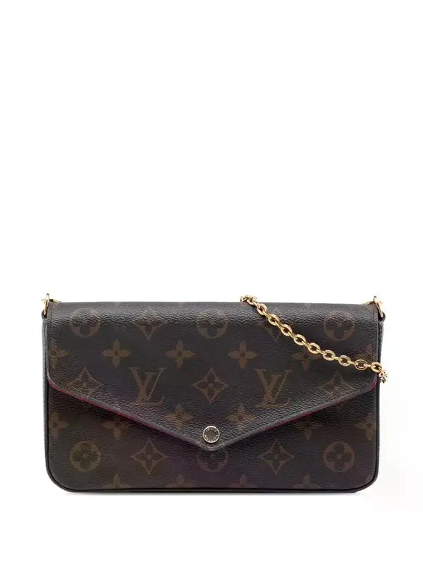 LOUIS VUITTON Monogram Pochette Felicie - Brown