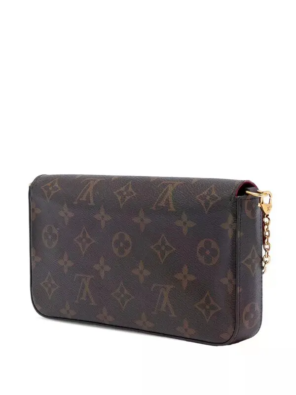 LOUIS VUITTON Monogram Pochette Felicie - Brown