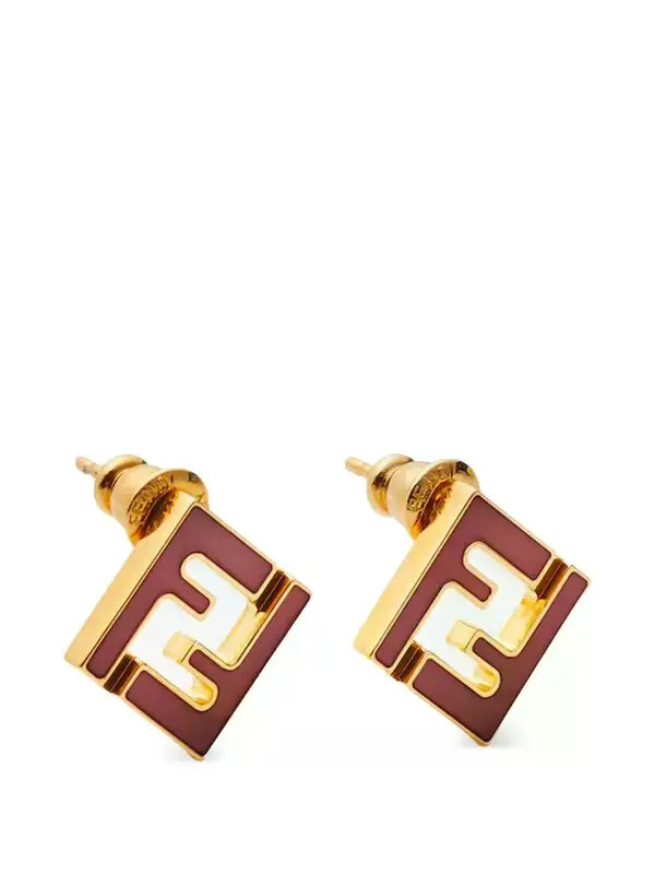 Fendi Forever Stud Earrings - Gold