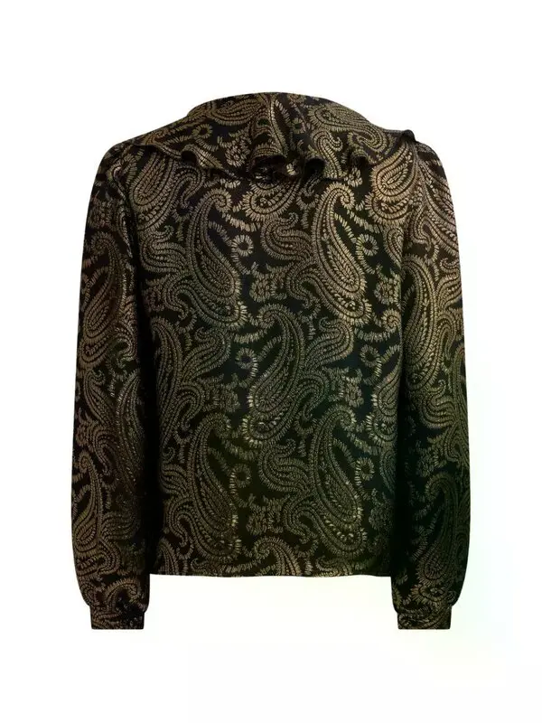 Etro Ruffled Paisley Top