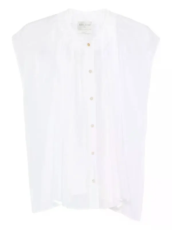 FORTE_FORTE Buttoned Shirt - White