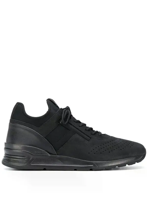 TOD'S Panelled Lace-up Sneakers - Black