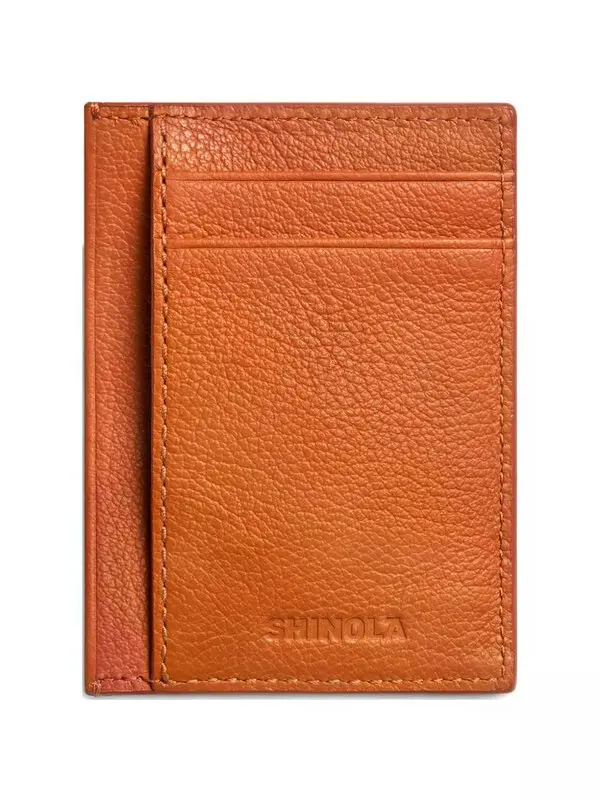 Shinola Canfield Id Card Holder - Brown