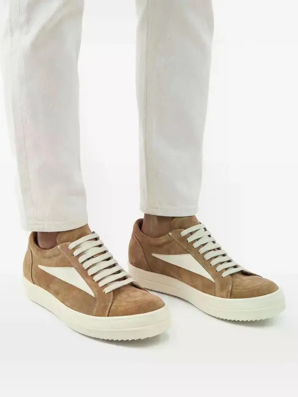 Rick Owens Temple Vintage Sneaks Lace-up Sneakers - Brown