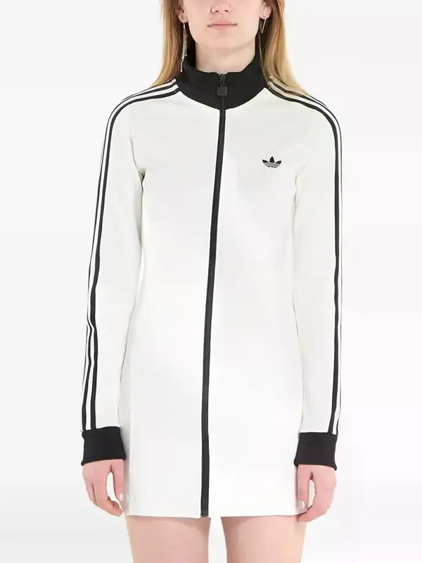 Adidas Long-sleeve Mini Dress - White