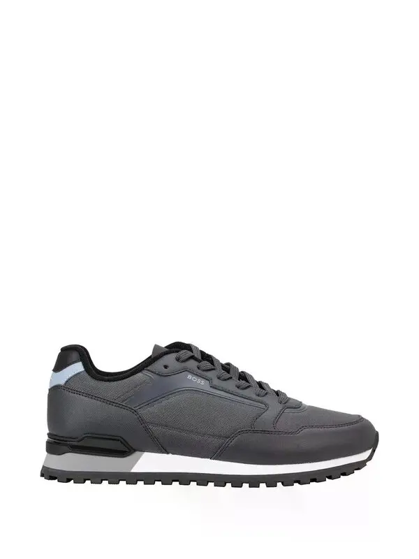 BOSS Panelled Sneakers - Grey