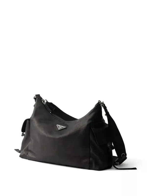 Prada Explore Leather Shoulder Bag