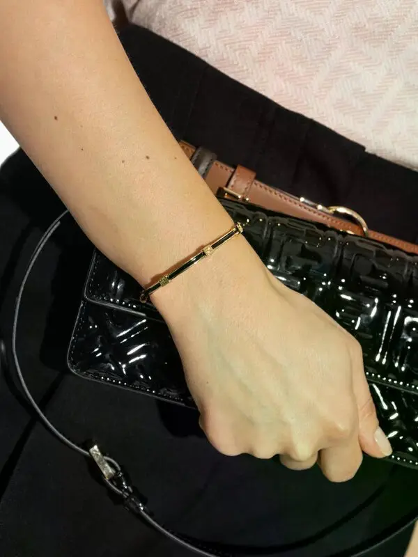 Fendi Logo Bangle Bracelet