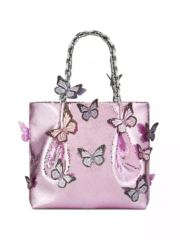 AQUAZZURA Mini Papillon Tote Bag - Pink