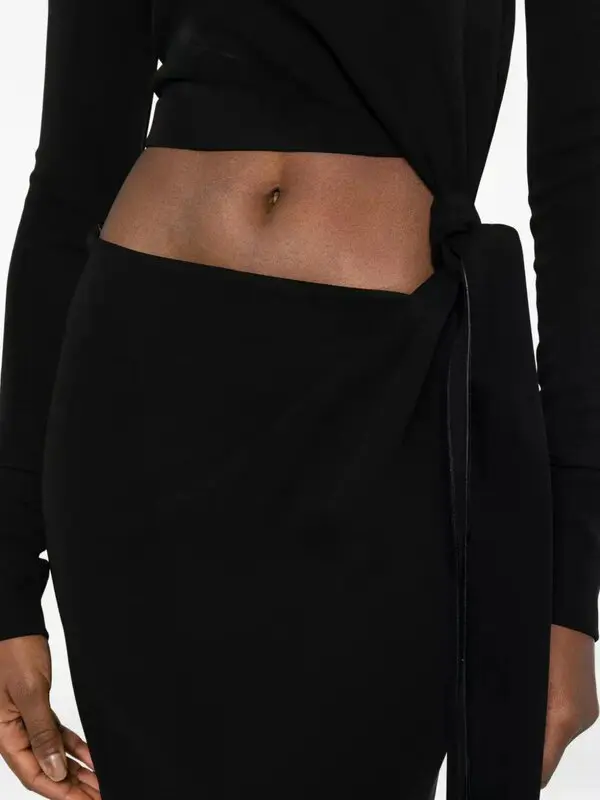 Sportmax Spxscout Tie-detail Maxi Dress