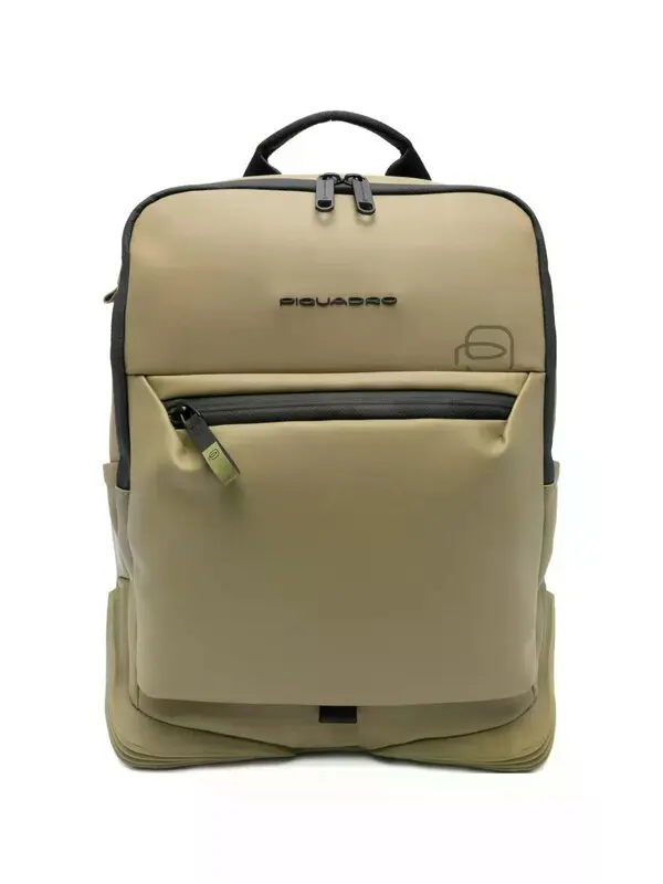PIQUADRO Corner 2.0 Zip Backpack - Green