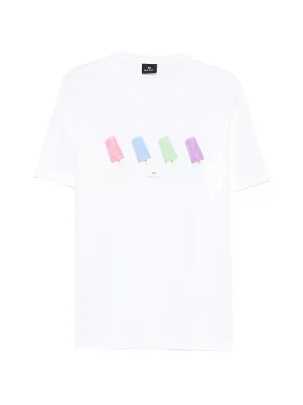Paul Smith Graphic-print T-shirt - White