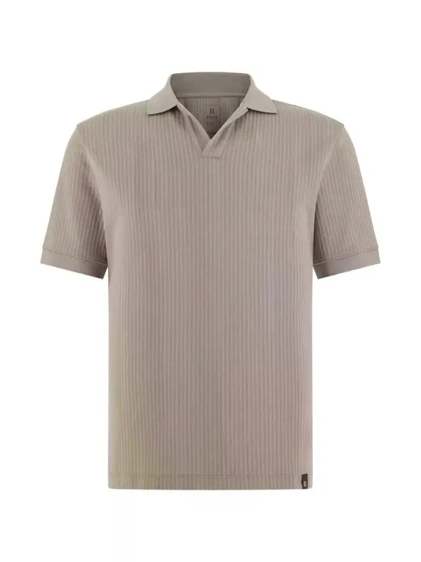 Boggi Milano Pima Cotton Jacquard Polo Shirt
