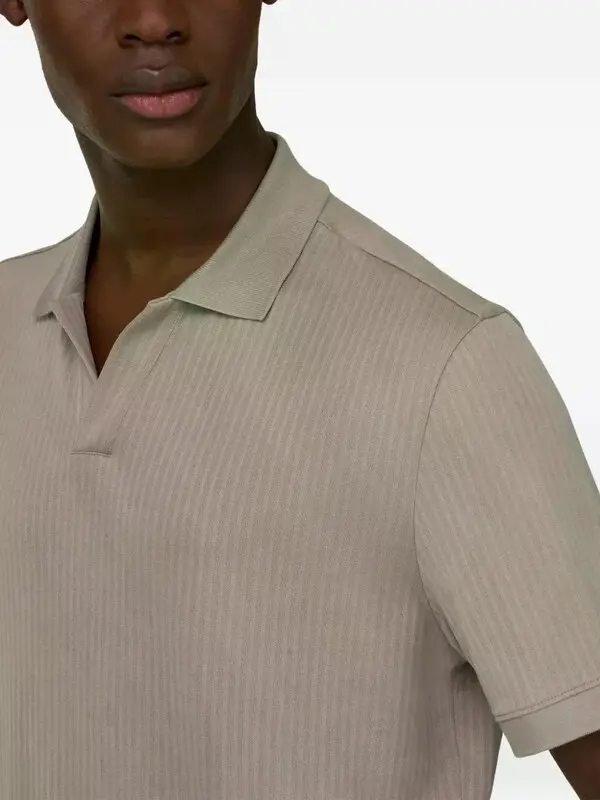 Boggi Milano Pima Cotton Jacquard Polo Shirt