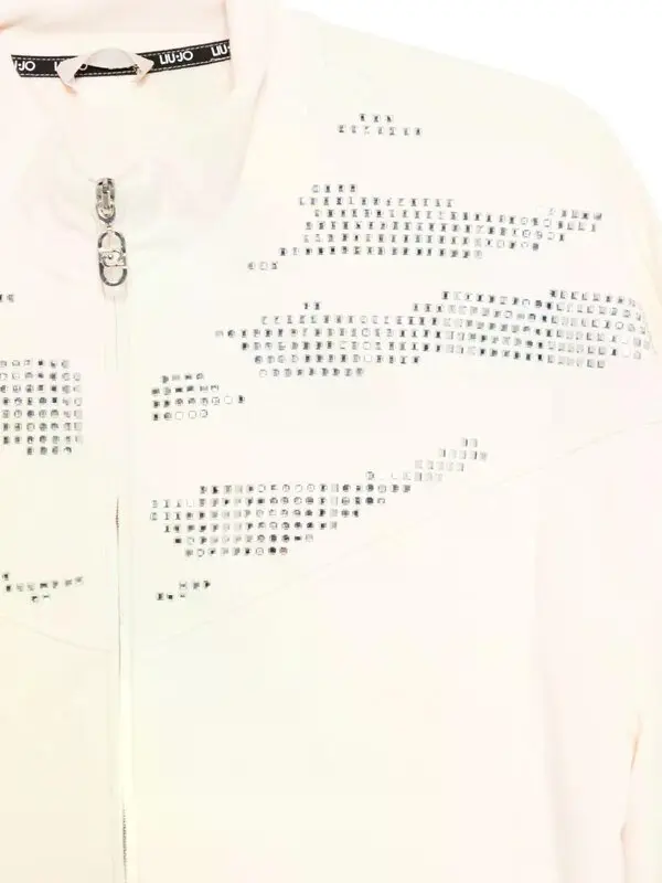 Liu Jo Embellished Zip-up Sweatshirt