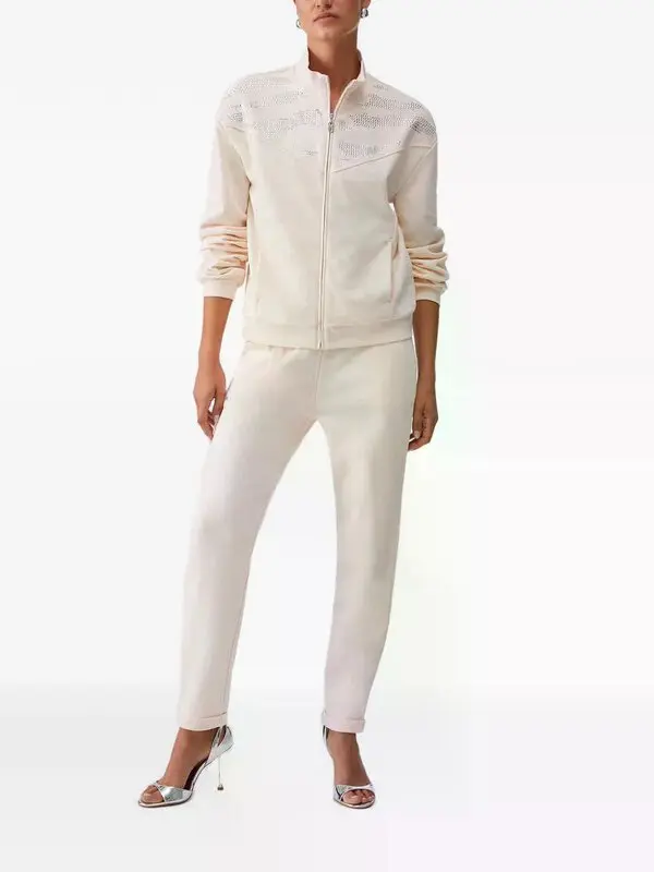 Liu Jo Embellished Zip-up Sweatshirt
