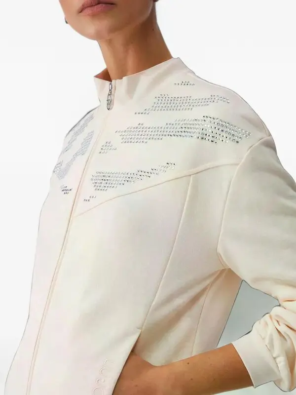 Liu Jo Embellished Zip-up Sweatshirt