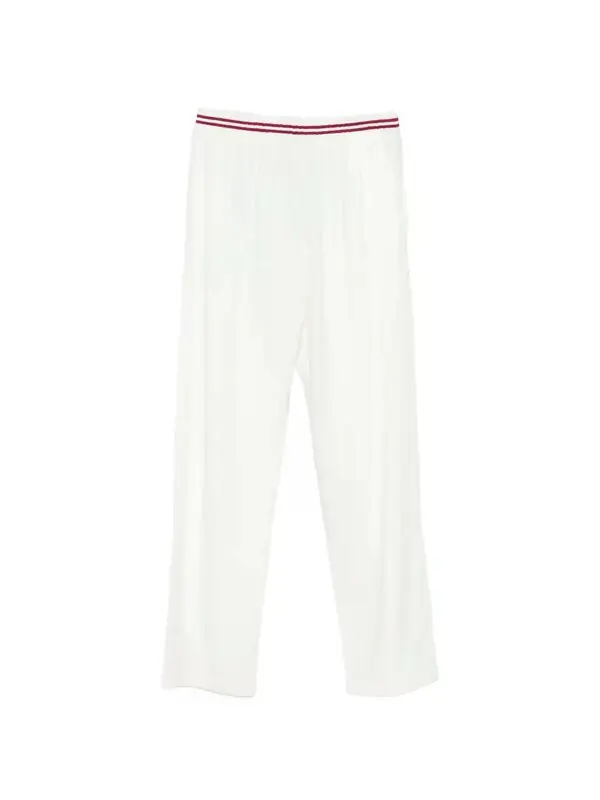 Liu Jo Interlock Drawstring Striped Track Pants
