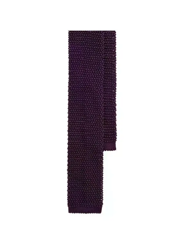 Ralph Lauren Purple Label Superknit Tie - Purple