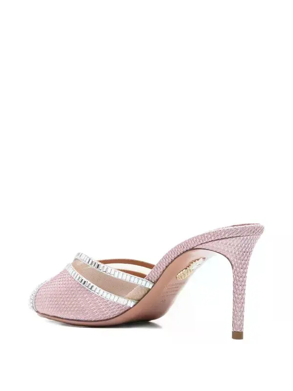 AQUAZZURA Wild Aurora Embellished Heeled Sandals