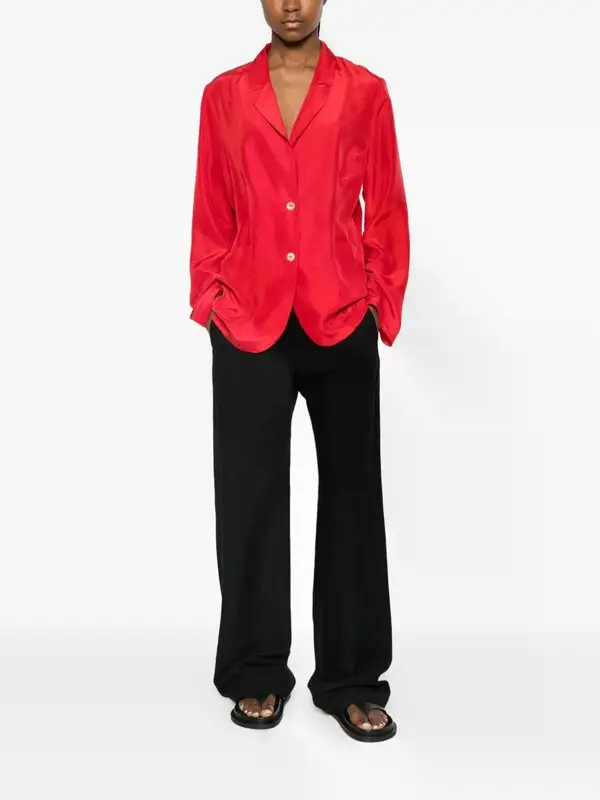 P.a.r.o.s.h Saxon Patch-pocket Blazer - Red